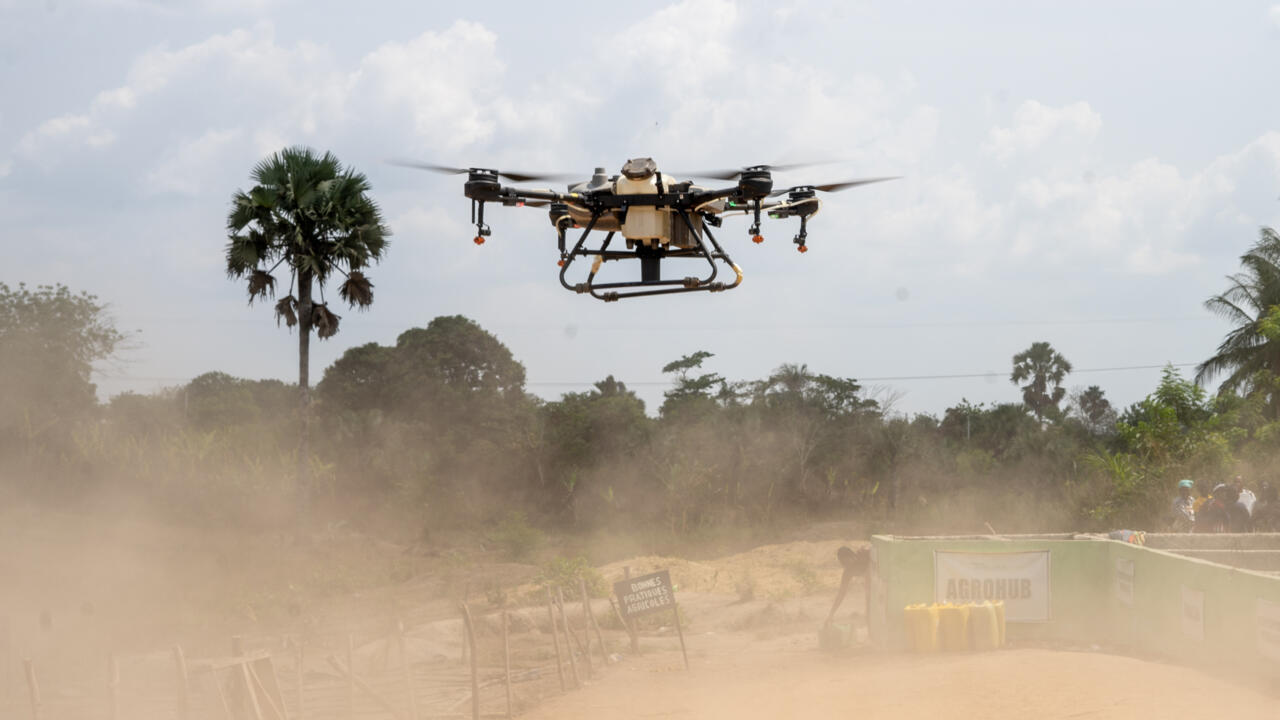 Reportage Afrique - En Côte d'Ivoire, les drones révolutionnent l'agriculture